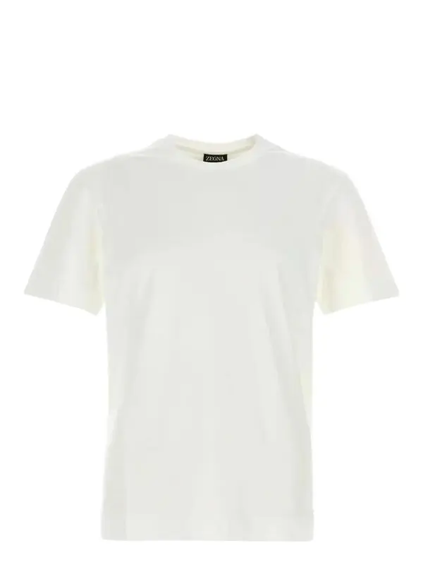 Zegna Cotton Crew-neck T-shirt - White