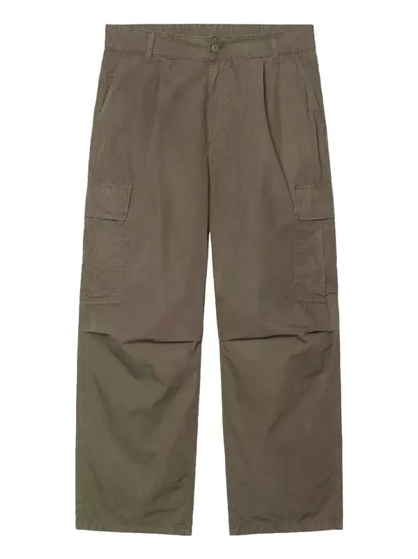 Carhartt Work In Progress Logo-patch Cargo Trousers - Brown