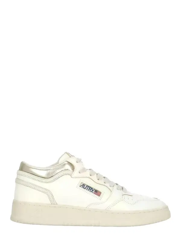 AUTRY Platform Leather Sneakers - White