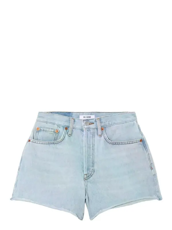 RE/DONE 70s High-rise Denim Shorts - Blue