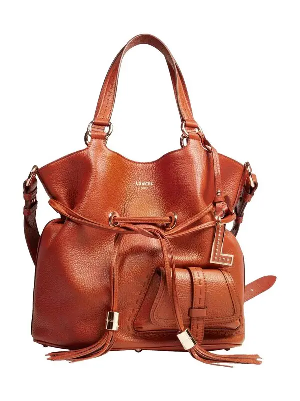 LANCEL Premier Flirt Drawstring Shoulder Bag - Brown