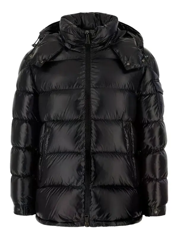 Moncler Maire Hooded Puffer Jacket - Black