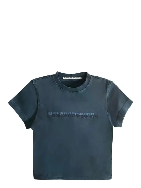 Alexander Wang Logo-print T-shirt - Blue