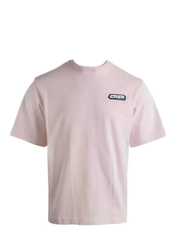 Casablanca Logo-patch T-shirt - Pink