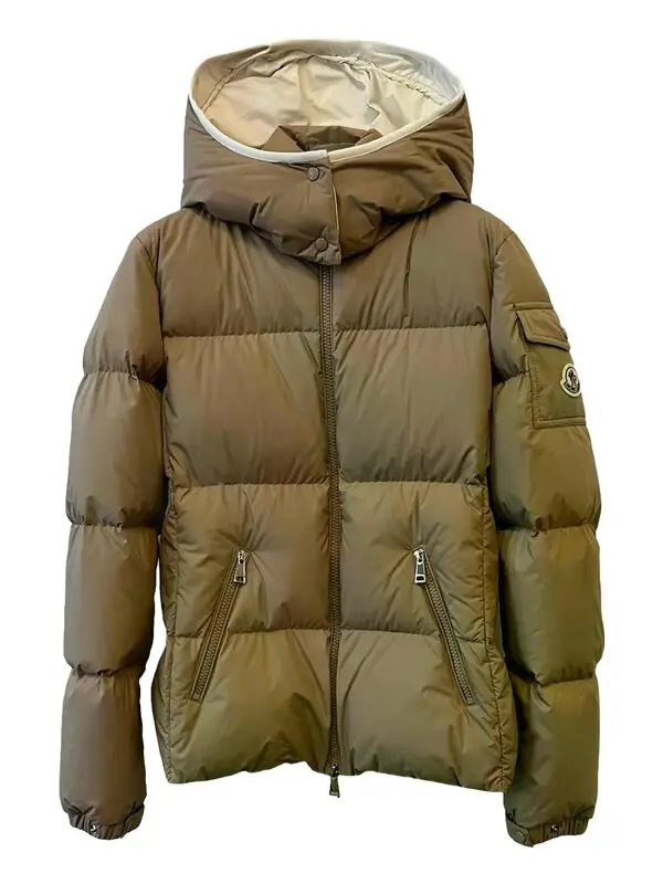 Moncler Fourmines Hooded Quilted Jacket - Neutrals