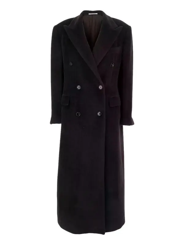 Tagliatore Double-breasted Coat - Brown