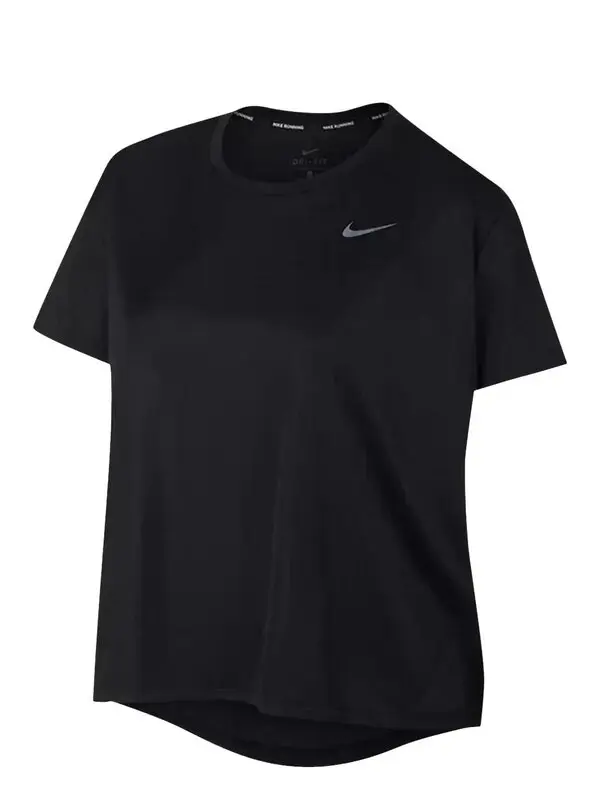 Nike Miler Short-sleeve Running T-shirt - Black