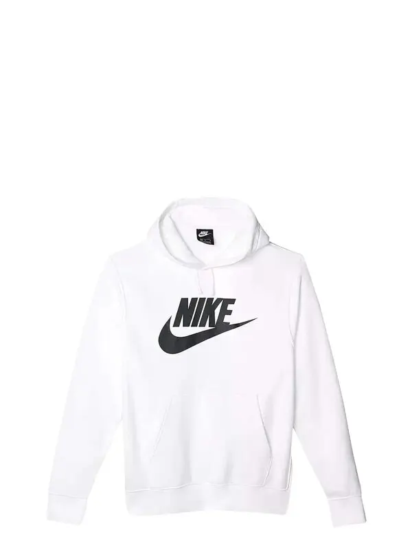 Nike Club Fleece Hoodie - White
