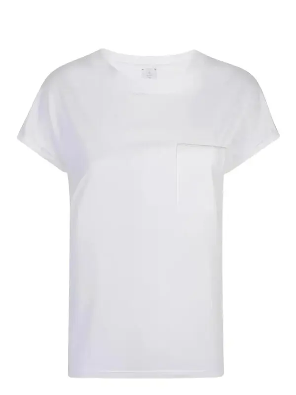 Eleventy Patch-pocket Rolled-cuff T-shirt - White