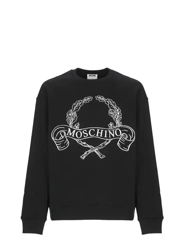 Moschino Cotton Sweatshirt - Black