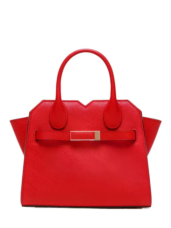 VALEXTRA Milano Buckle Shoulder Bag - Red