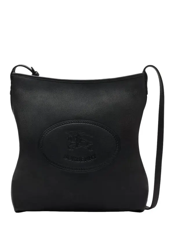 Burberry Leather Shoulder Bag - Black