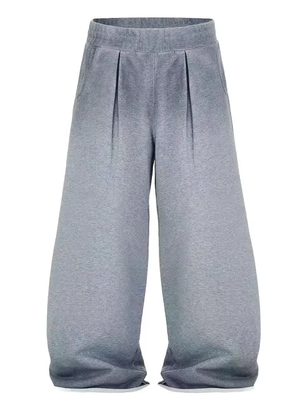 PROTÉMOA Gradient Pleated Track Pants - Grey