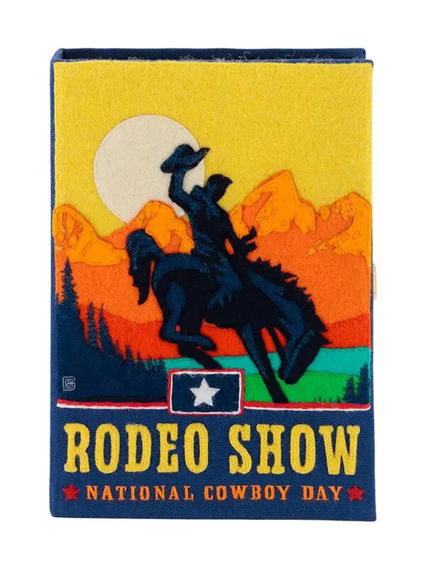 OLYMPIA LE-TAN Rodeo Show Book Clutch - Multi