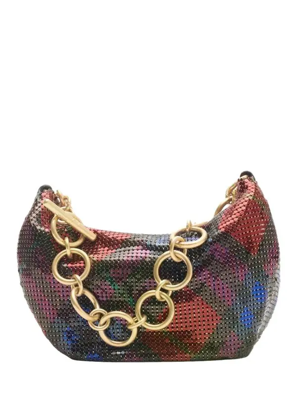 Burberry Check-print Chainmail Mini Bag - Red