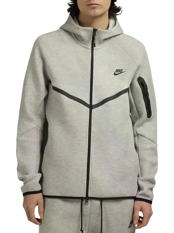 Nike Full-zip Tech Hoodie - Grey