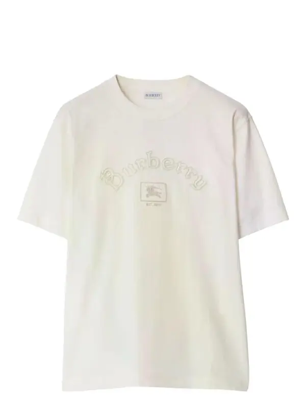 Burberry Equestrian Knight-logo T-shirt - White