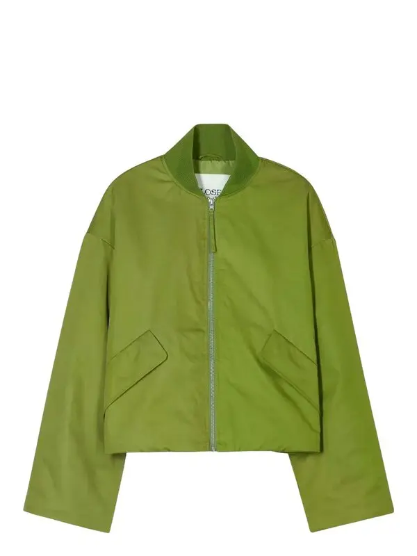 Closed Bomber Jacket - Green