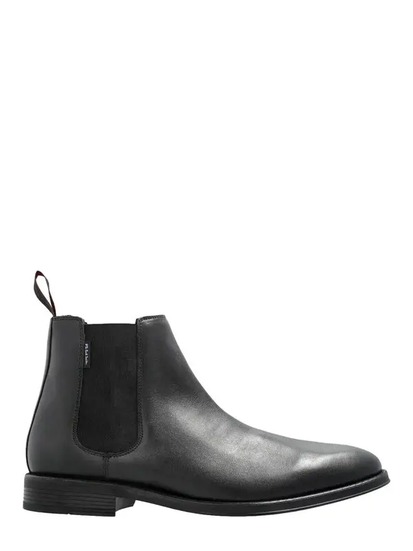 Paul Smith Cedric Elastic-sided Leather Chelsea Boots - Black