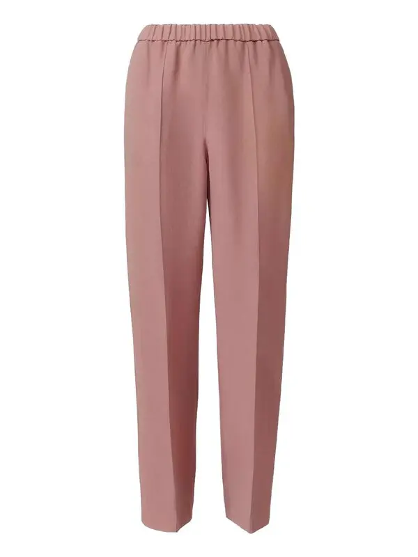 Fabiana Filippi Elastic-waist Straight Trousers - Pink