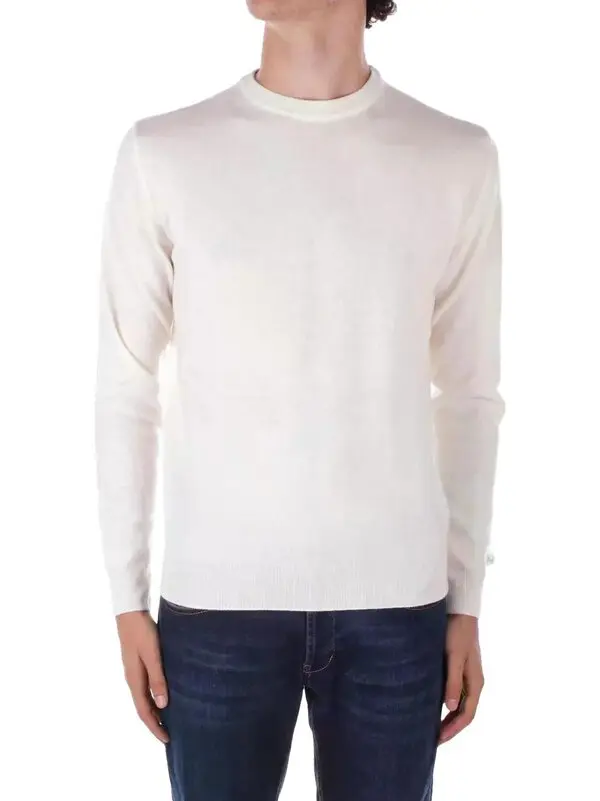 Woolrich Crew-neck Wool Sweater - White