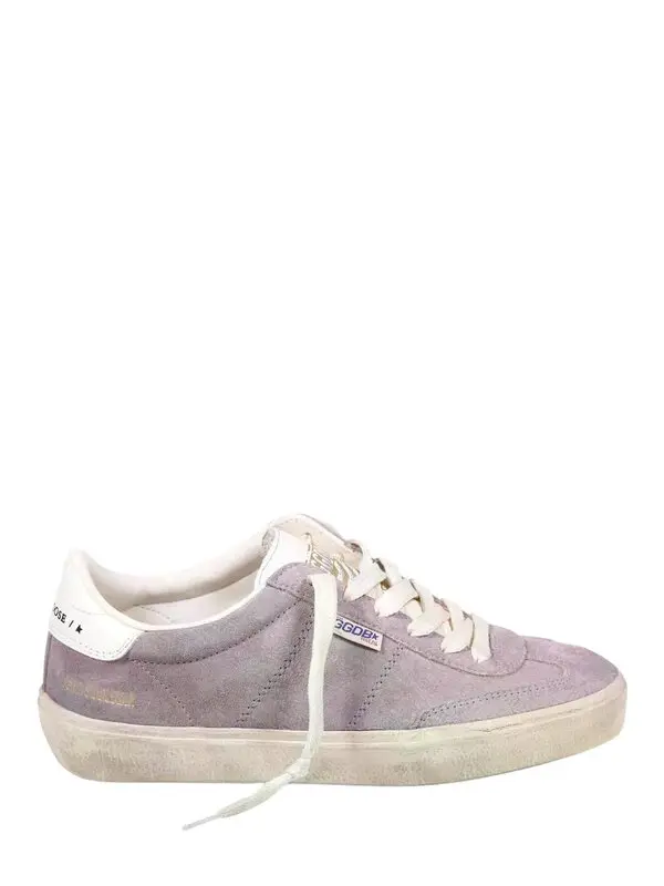 GOLDEN GOOSE Suede Low-top Sneakers - Purple