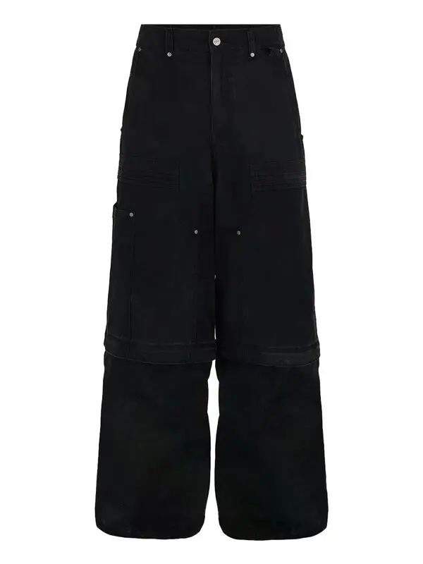 PROTÉMOA Convertible Cargo Pants - Black