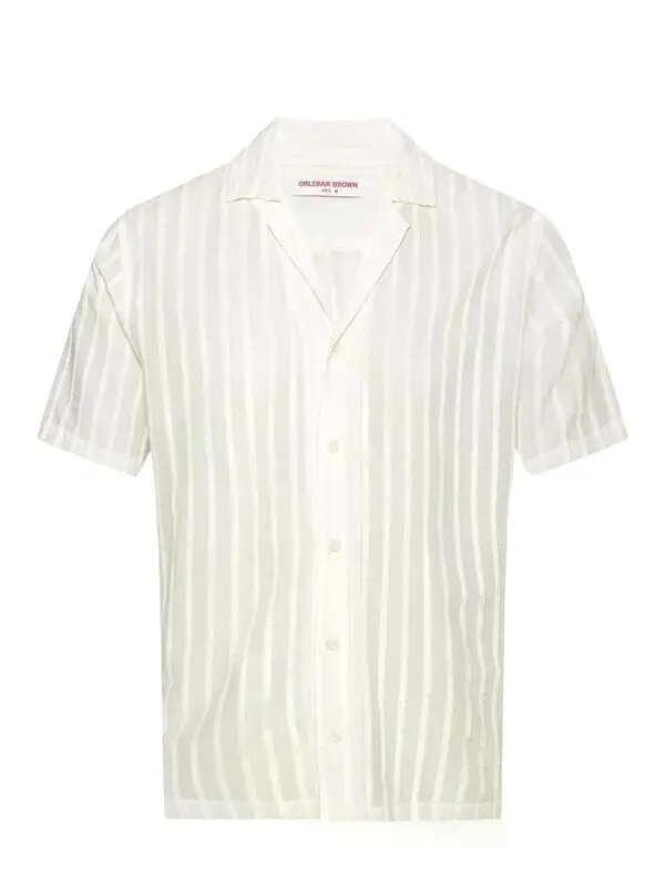 Orlebar Brown Maitan Stripe Shirt - White