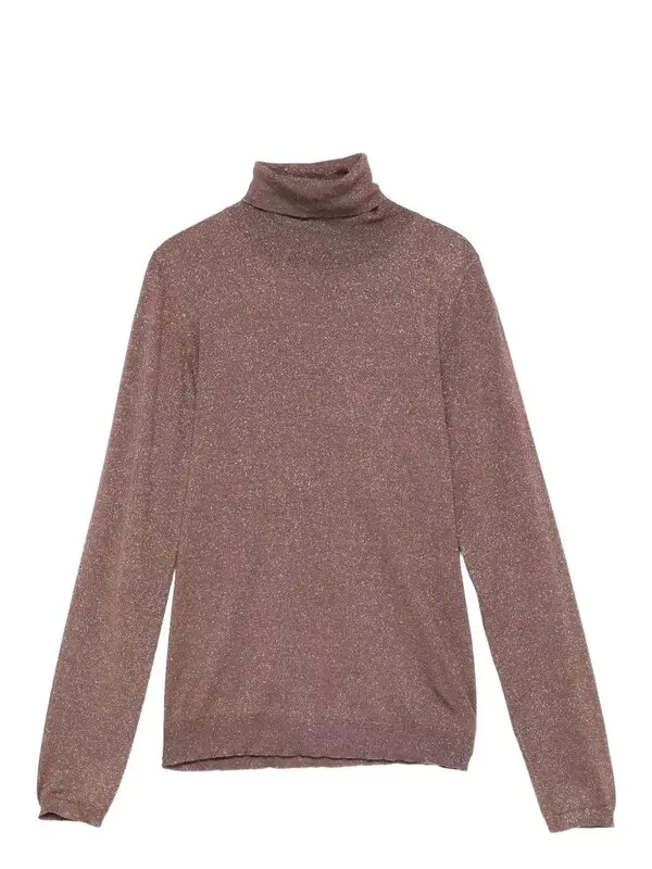 Brunello Cucinelli Roll-neck Top - Brown