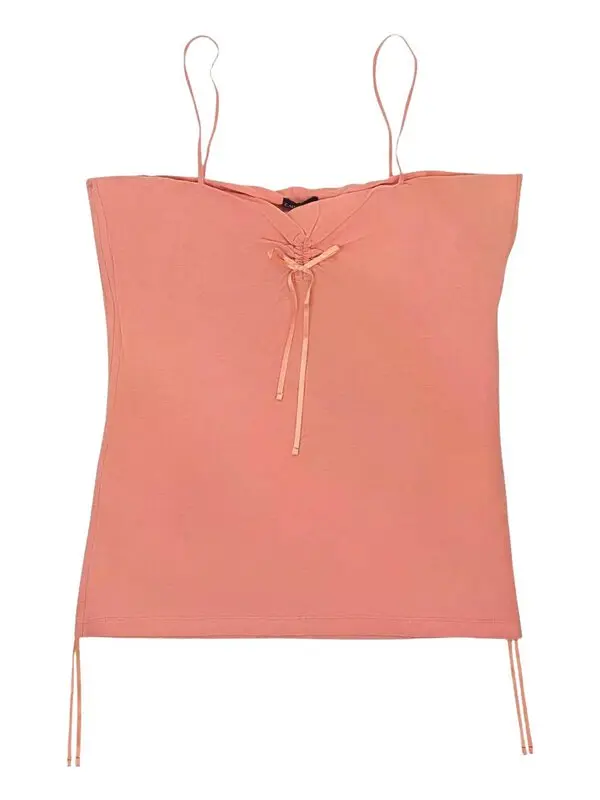 Callipygian Cropped Tank Top - Pink