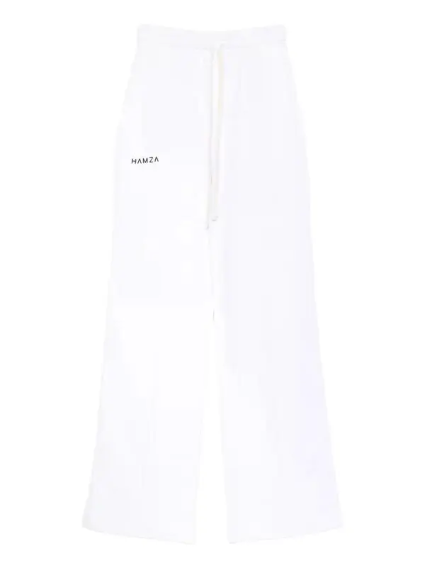 HAMZA Skipper Cotton Trousers - White