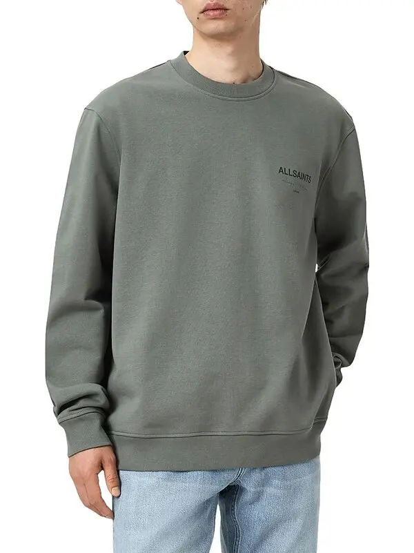 ALLSAINTS Relaxed Fit Graphic Sweatshirt - Gastor Green