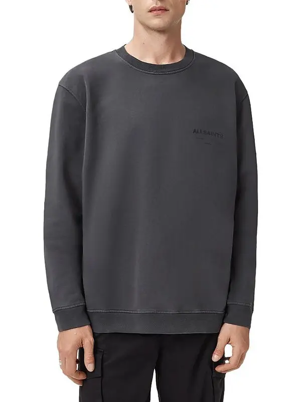 ALLSAINTS Relaxed Fit Graphic Sweatshirt - Sunil Blue