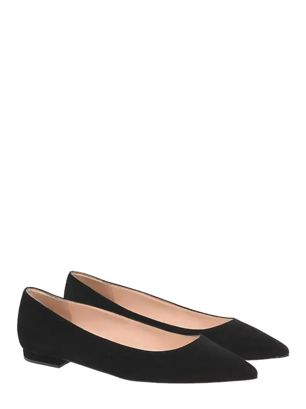 GIANVITO ROSSI Flat Ballerinas - Black