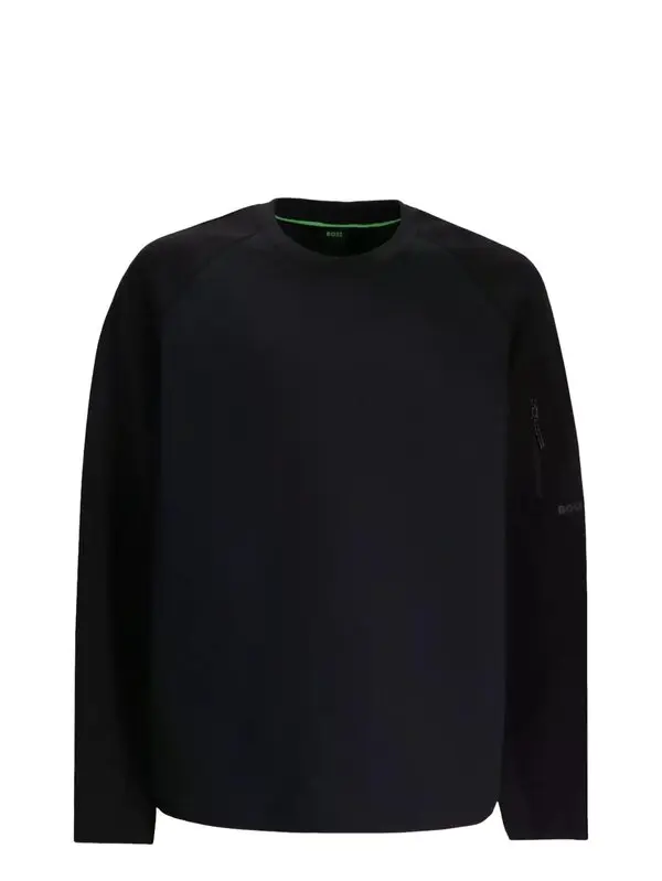 BOSS Raglan-sleeved Sweatshirt - Black