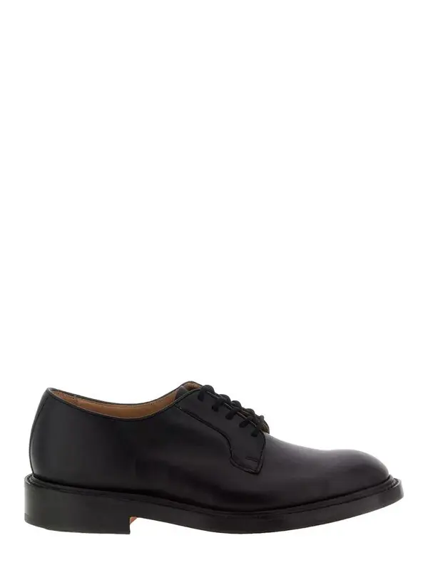 TRICKER'S Robert Leather Derby Shoes - Black