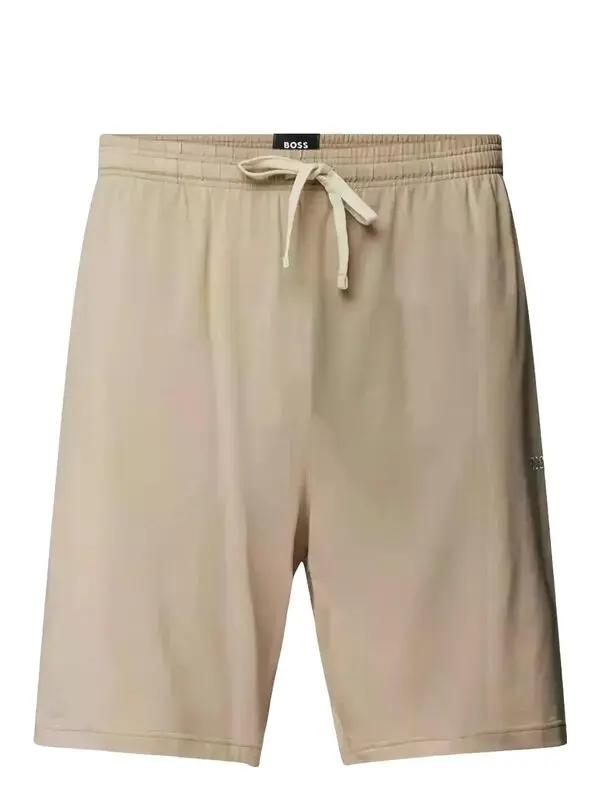 Hugo Drawstring Jersey Shorts - Neutrals