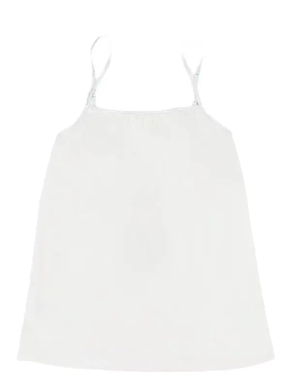 Callipygian Cotton Tank Top - White