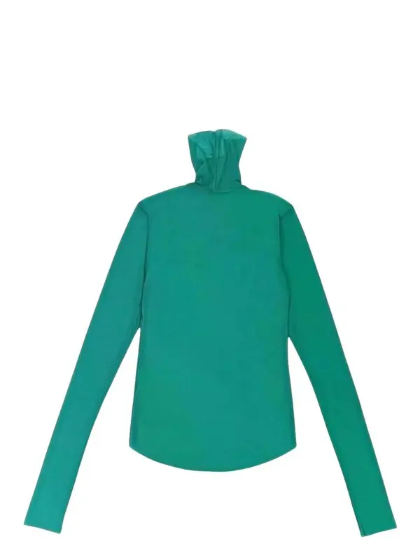 Callipygian Turtleneck Top - Green