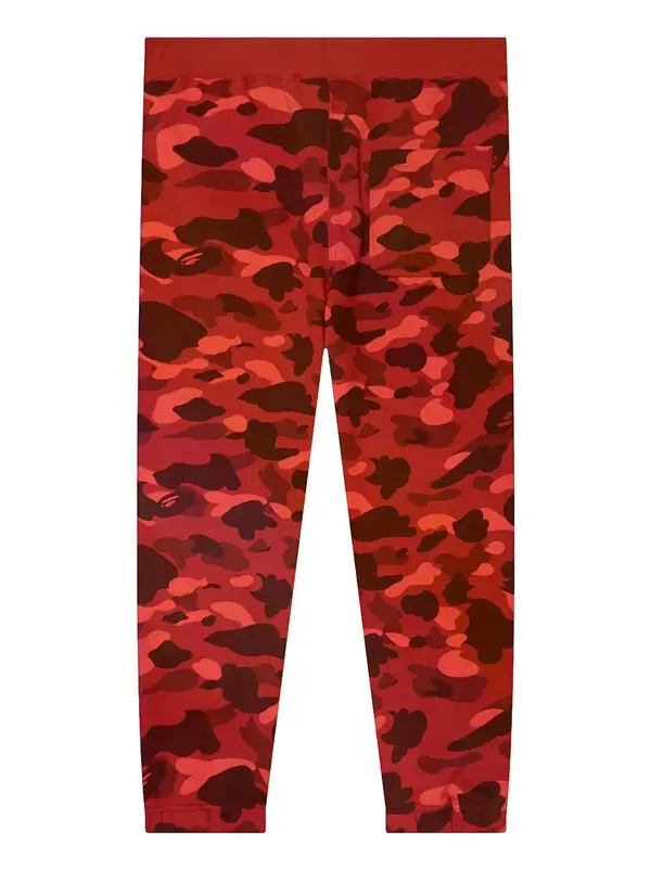 A BATHING APE® Camo-print Sweatpants - Red