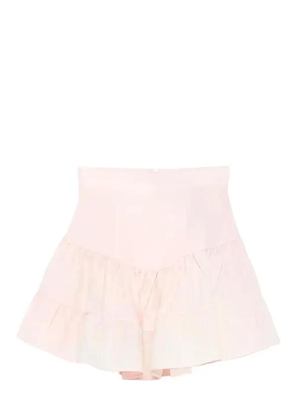 HAMZA Bali Ruffled Skirt - Pink