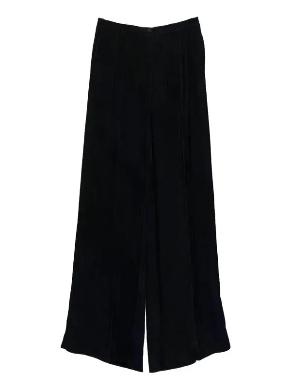 FORTE_FORTE Pleated Wide-leg Trousers - Blue