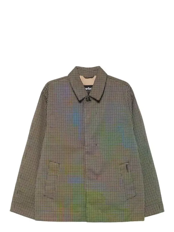 Barbour Checked Shirt Jacket - Blue