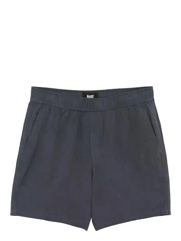Paige Elastic-waistband Shorts - Blue