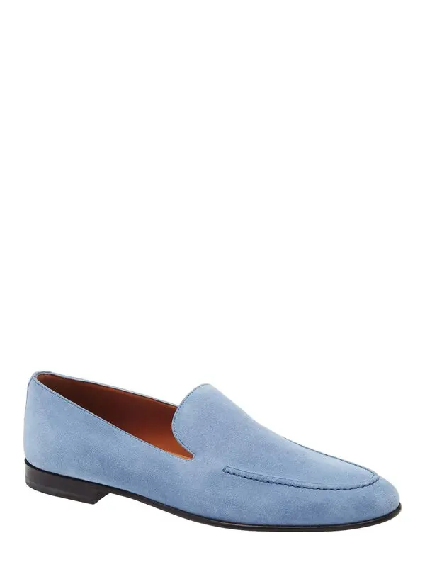 Dolce & Gabbana Apron Toe Venetian Loafer - 80675 Azzurro Polvere