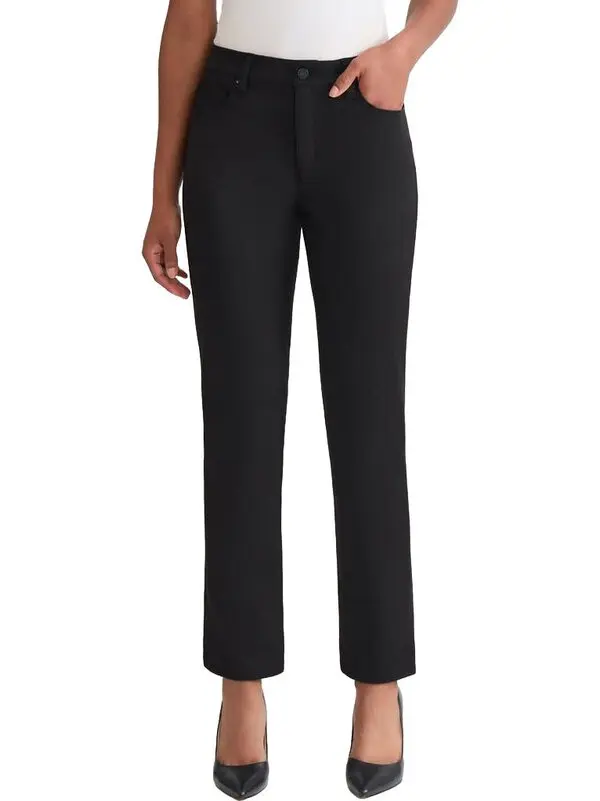 Jones New York Lexington Straight Leg Pants - Jones Black