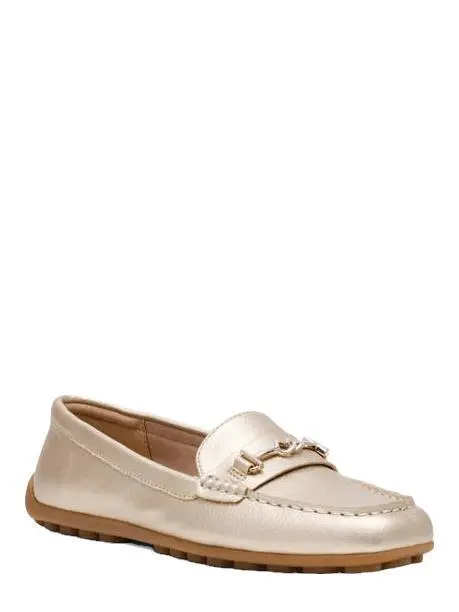 Anne Klein Hanna Bit Loafer - Platinum