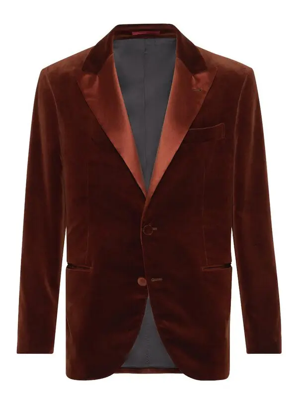 Brunello Cucinelli Tuxedo Jacket - Brown