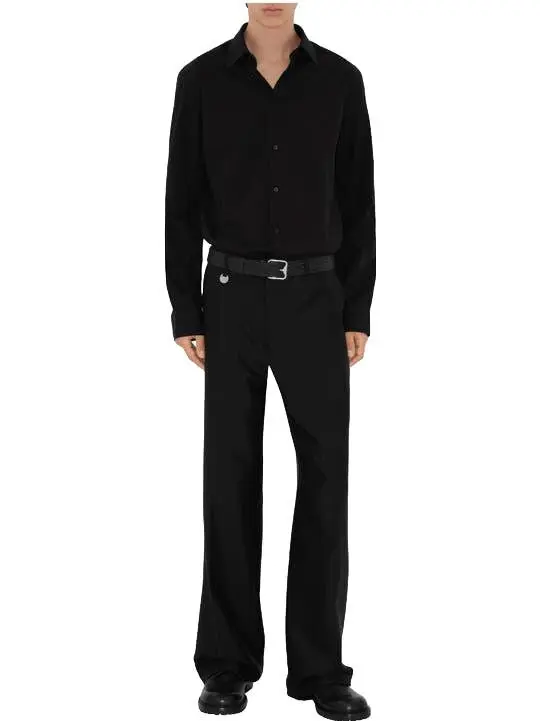 Burberry Cotton Formal Shirt - Black