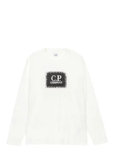 C.P. COMPANY Long Sleeve T-shirt - White